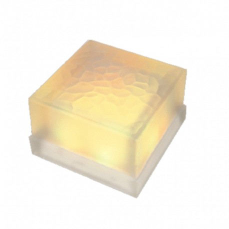 GLASS BRICK 1.3 Watt 18 LEDS RGB 100x100x60 - Moonlite