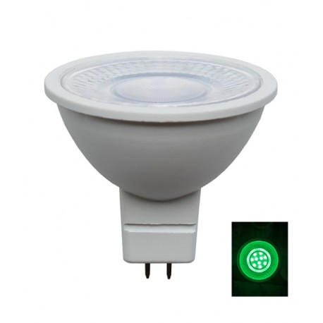 LED MR16 12V AC/DC 5W Green - Moonlite