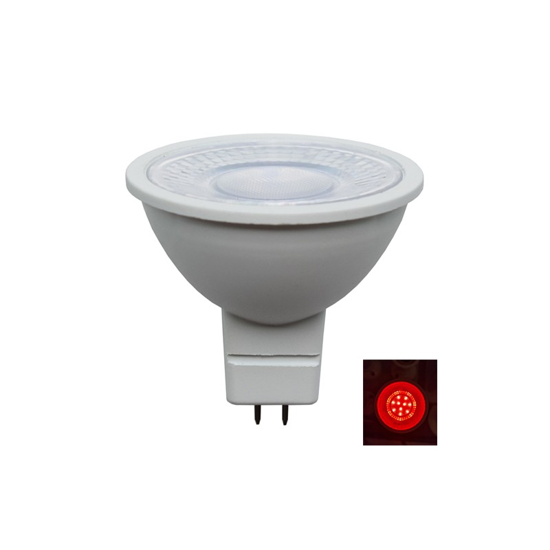 LED MR16 12V AC/DC 5W Red - Moonlite